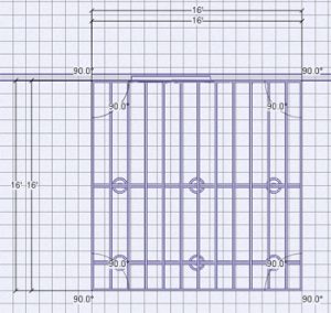 Trex Vinyl Decking 16 x 16 Deck Kit - Great Railing